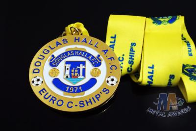 China Custom Zinc Alloy Sports Medal for Football Basketball Volleyball Marathon Events 60mm for sale