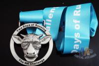 China Custom Deer Head Logo Metal Award Medals Nickel Plating 3D Mold Design 50mm for sale