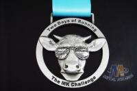 China Custom Deer Head Logo Metal Award Medals Nickel Plating 3D Mold Design 50mm for sale