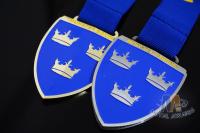 China Custom 70mm Zinc Alloy Sports Medal with Soft Enamel 3D Design for Marathon 10K 5K Events for sale