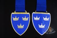 China Custom 70mm Zinc Alloy Sports Medal with Soft Enamel 3D Design for Marathon 10K 5K Events for sale