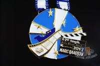 China Custom Zinc Alloy Die Cast Sports Medals Marathon Half 10k 5k Medallion 80mm for sale