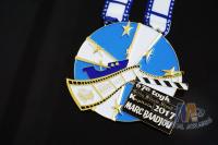 China Custom Zinc Alloy Die Cast Sports Medals Marathon Half 10k 5k Medallion 80mm for sale