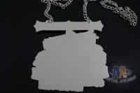 China Custom Enamel Medals 95mm Shiny Silver Plating Zinc Alloy Sports Events Carnival Festival Gifts with Chain for sale