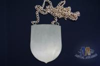 China 3 Sword Designed Soft Enamel Medals With Epoxy Antique Gold Plating for sale