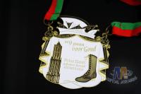 China Custom 2D Design Eco Friendly Enamel Medals 95mm Zinc Alloy Gifts for sale