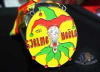 China Custom Die Cast Zinc Alloy Soft Enamel Medal 80mm with Ribbon for Carnival Festival for sale