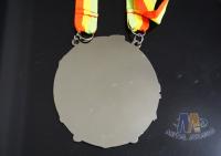 China Custom Die Cast Zinc Alloy Soft Enamel Medal 80mm with Ribbon for Carnival Festival for sale