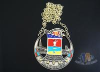China Custom Zinc Alloy Soft Enamel Die Struck Medals 3D Design 45mm Diameter Two Tone Plating for sale