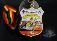 China Custom Die Cast Soft Enamel Medal 80mm 12 Colors Gold Plating Zinc Alloy for sale