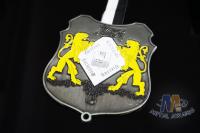 China Custom Die Cast Soft Enamel Medals 80mm Antique Silver with Ribbon for Festival for sale