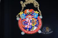 China Custom Non Toxic Zinc Alloy Medals Gold Silver Bronze 50mm Diameter with Chain for Bulk Buy for sale