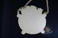 China Custom Non Toxic Zinc Alloy Medals Gold Silver Bronze 50mm Diameter with Chain for Bulk Buy for sale
