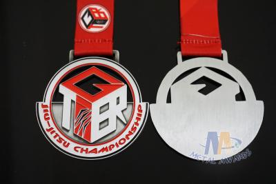 China Custom Soft Enamel Award Medals 60mm Antique Silver Plating for Swimming Marathon Events for sale
