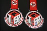 China Custom Soft Enamel Award Medals 60mm Antique Silver Plating for Swimming Marathon Events for sale