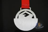 China Custom Soft Enamel Award Medals 60mm Antique Silver Plating for Swimming Marathon Events for sale