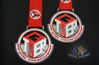 China Custom Soft Enamel Award Medals 60mm Antique Silver Plating for Swimming Marathon Events for sale