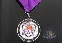 China Custom Antique Silver Plating Basketball Medals Soft Enamel Sports Events Medallion 50mm for sale