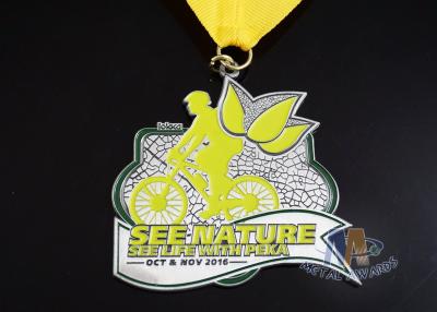 China Custom Cycling Medals Zinc Alloy 50mm Bespoke Event Medals with Enamel for sale