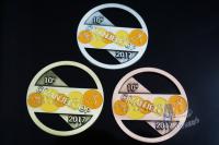 China Custom Enamel Cut Out Logo Award Medals for Runners Gold Silver Copper Plating 50mm for sale