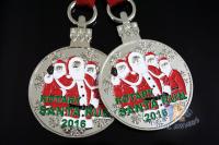 China Custom Christmas Fiesta Medals Both Side Design with 800x10mm Lanyard Zinc Alloy for sale