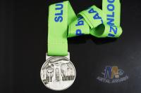 China Custom 3D Die Struck Metal Award Medals for Marathon School Events with Printed Ribbon for sale