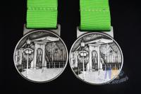 China Custom 3D Die Struck Metal Award Medals for Marathon School Events with Printed Ribbon for sale