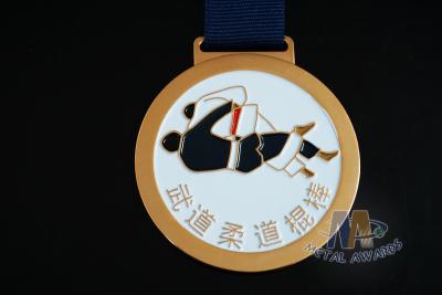China Custom Round Metal Soft Enamel Sports Medals 50mm for Swimming Taekwondo Marathon Events for sale