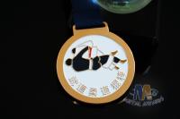 China Custom Round Metal Soft Enamel Sports Medals 50mm for Swimming Taekwondo Marathon Events for sale