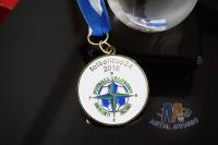 China Custom Soft Enamel Football Award Medals 45mm Zinc Alloy Die Cast Soccer Medals for Kids Anti Corrosion for sale