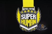 China Custom Die Struck Sports Medals Zinc Alloy Iron Brass 60mm Soft Enamel 2D Design for sale