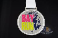 China Custom Sports Medals 70mm Zinc Alloy Die Cast with 850x25mm Sublimated Ribbon for sale