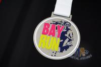China Custom Sports Medals 70mm Zinc Alloy Die Cast with 850x25mm Sublimated Ribbon for sale