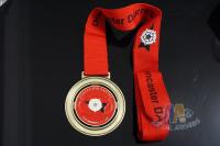 China Custom Award Medals 50mm Zinc Alloy Medallions with Lanyard Gold Silver Bronze Plating for sale