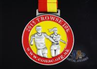 China Custom 3D Running Sports Medal 50mm Zinc Alloy Die Cast for School Color Run Events for sale