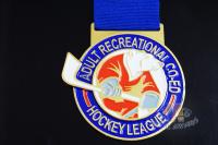 China Custom Sports Medals for Canada Zinc Alloy Die Cast 60mm with Printed Ribbon for sale