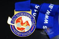 China Custom Sports Medals for Canada Zinc Alloy Die Cast 60mm with Printed Ribbon for sale