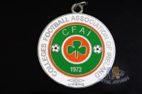 China Custom Imitation Hard Enamel Zinc Alloy Sports Medals 2.5mm Thickness Shiny Silver Plating for sale