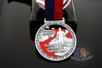 China Custom Sports Medals Zinc Alloy 70mm Die Cast with Ribbon for Running Riding Dancing Events for sale