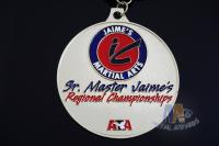 China Custom Zinc Alloy Sports Medals 70mm Soft Enamel Die Cast Award Medals for Taekwondo Karate for sale