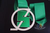 China Custom Epoxy Soft Enamel Sports Medals 80mm Round Zinc Alloy Die Cast with Ribbon for sale