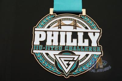 China Custom Metal Dancing Running Basketball Sports Award Medals 85mm 3mm for sale