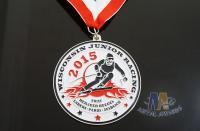 China Custom Sports Medals for Skating Skiing Events 76.2mm Zinc Alloy Die Cast with Soft Enamel for sale