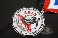 China Custom Sports Medals for Skating Skiing Events 76.2mm Zinc Alloy Die Cast with Soft Enamel for sale