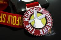China Die Casting Metal Award Medals Soft Enamel 50mm with Lanyards Custom Logo for sale