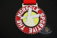China Die Casting Metal Award Medals Soft Enamel 50mm with Lanyards Custom Logo for sale