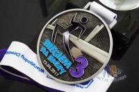 China Custom Sports Medals 3D Both Side Soft Enamel Eco-Friendly 60mm for sale