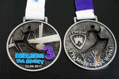 China Custom Sports Medals 3D Both Side Soft Enamel Eco-Friendly 60mm for sale