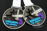 China Custom Sports Medals 3D Both Side Soft Enamel Eco-Friendly 60mm for sale