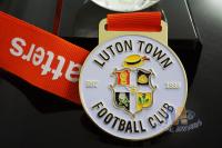 China Custom Zinc Alloy Football Medals Soft Enamel 50mm with Europe Printing Ribbon for sale